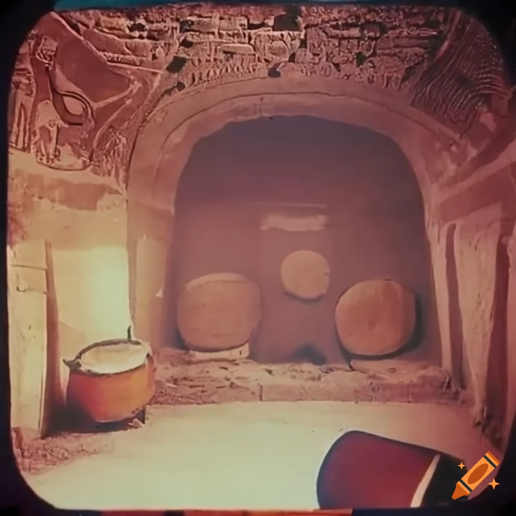 Curious slides of 1970s - Liminal exploration of ancient Egyptian tomb ...