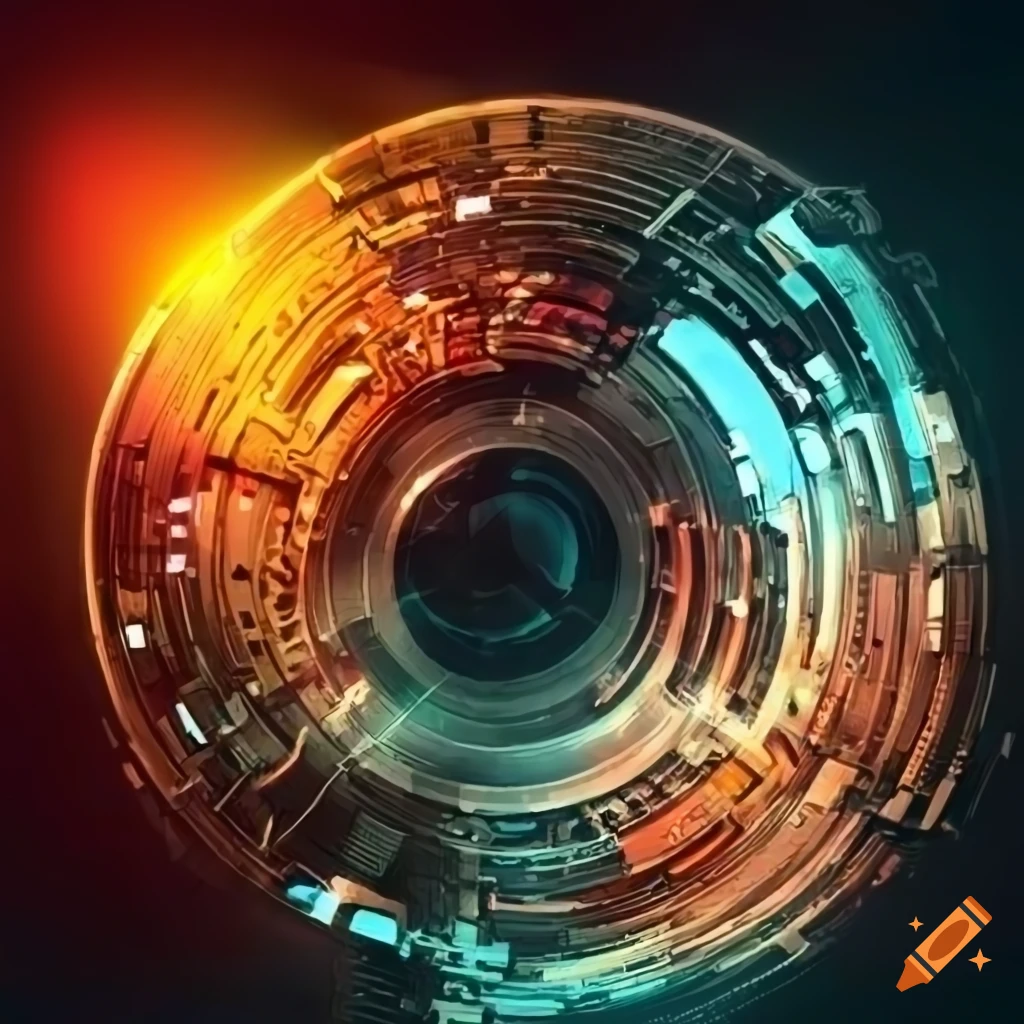 Technology and industrial revolution concept art on Craiyon