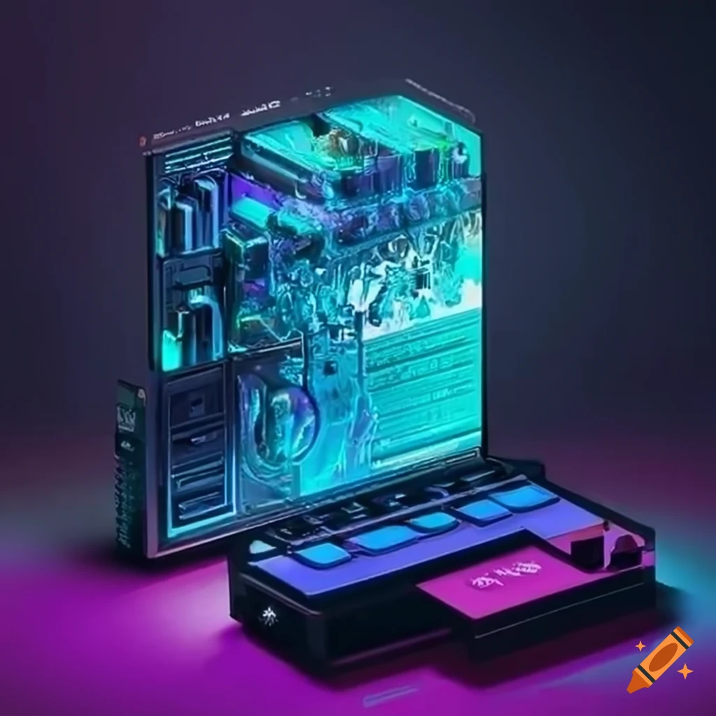 Beautiful tech store website on Craiyon