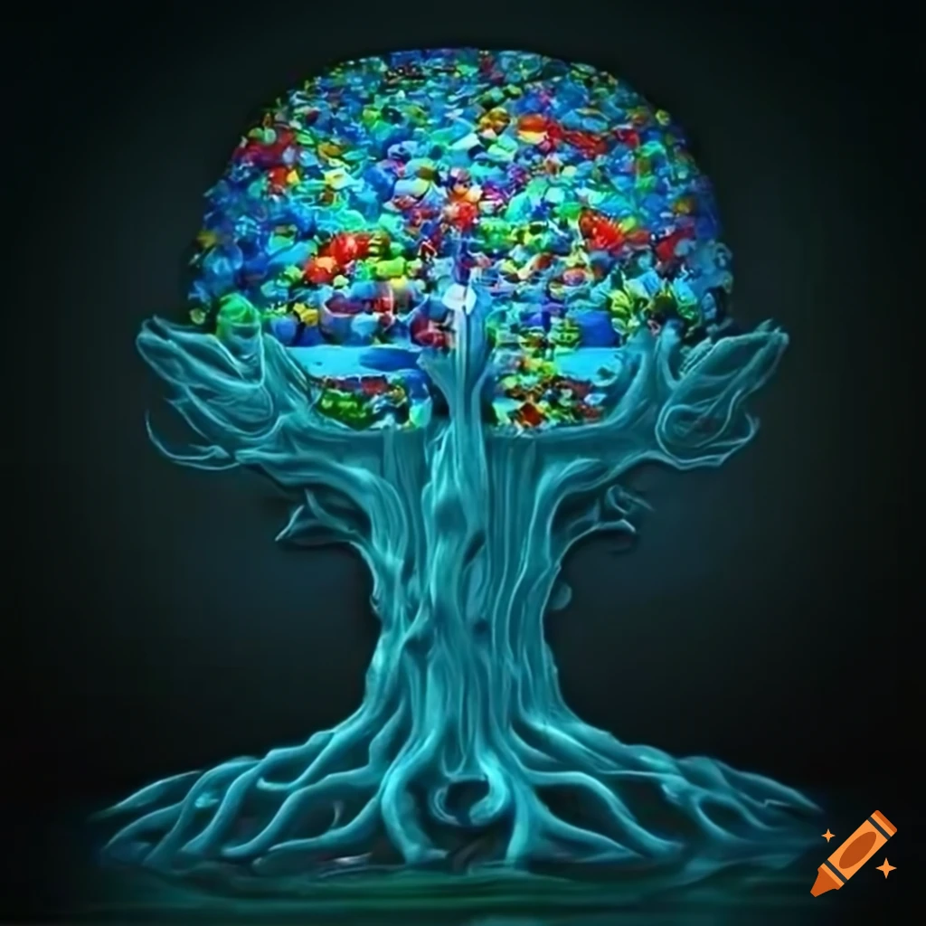 Mind reading tree on Craiyon