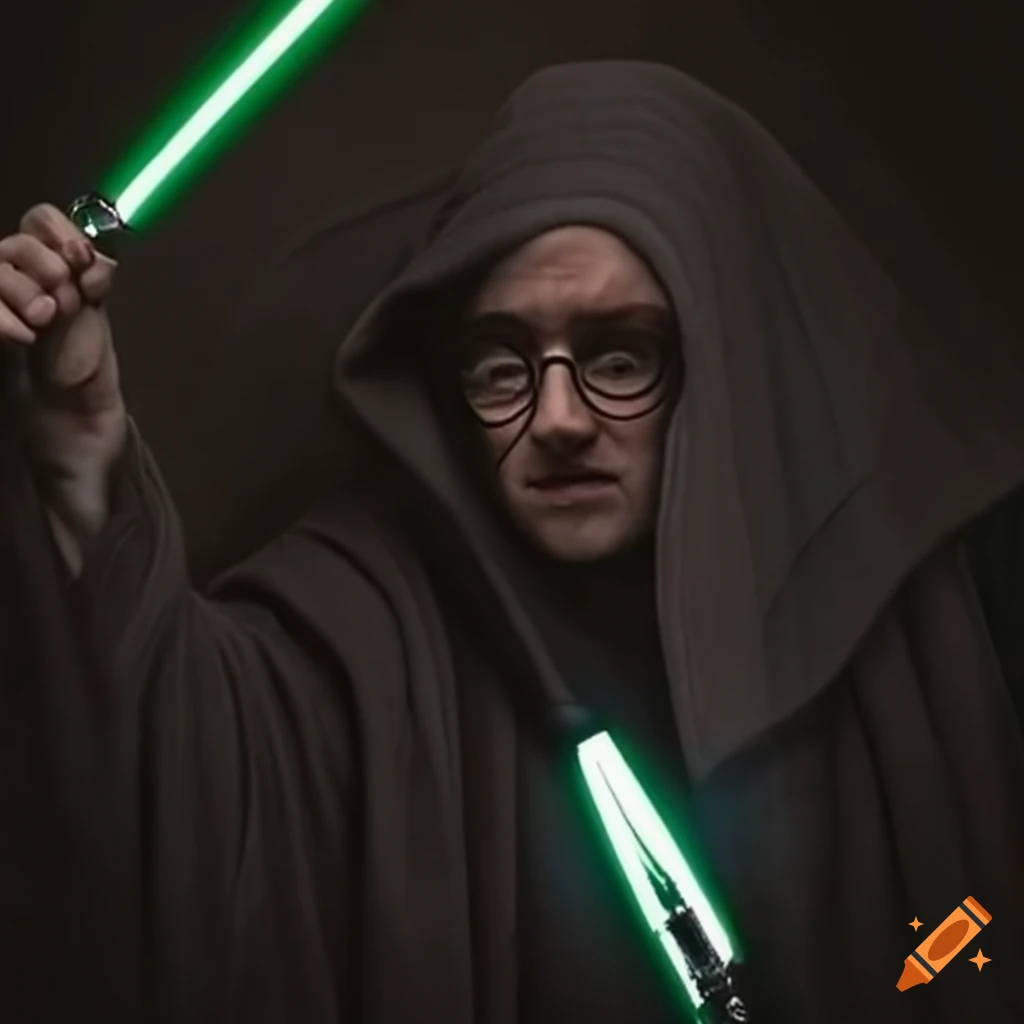Harry potter as a jedi knight on Craiyon