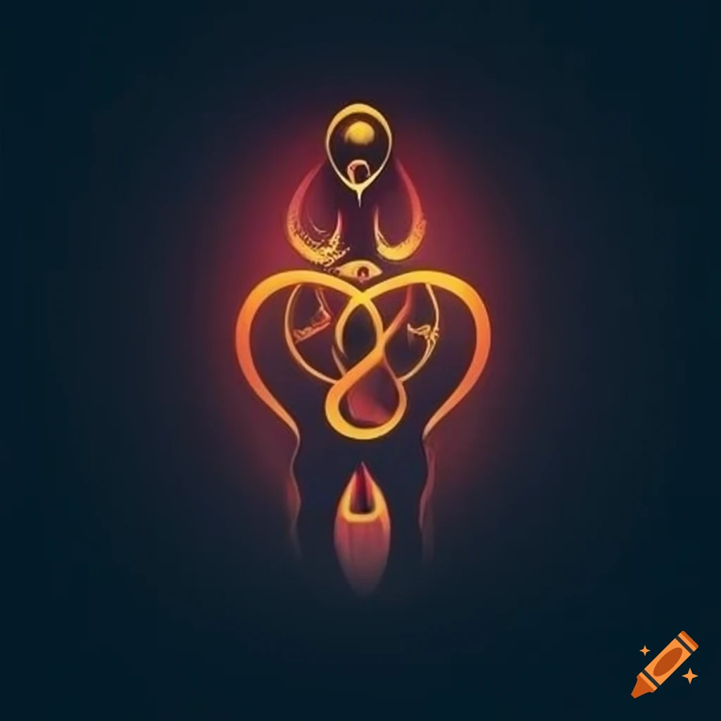 Logo design with sacred symbolism on Craiyon