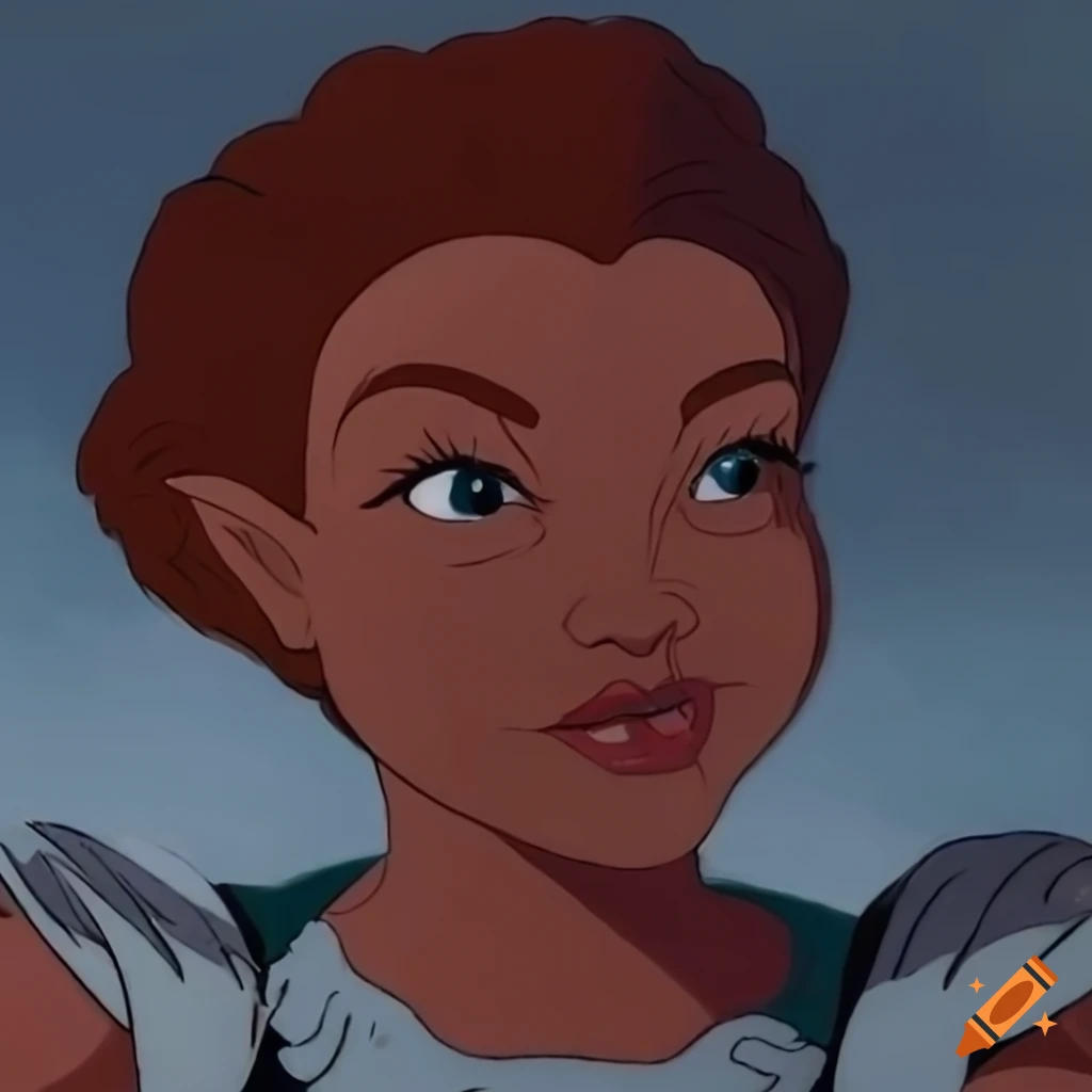 Portrait of a beautiful black female Dwarf in full plate armor on Craiyon