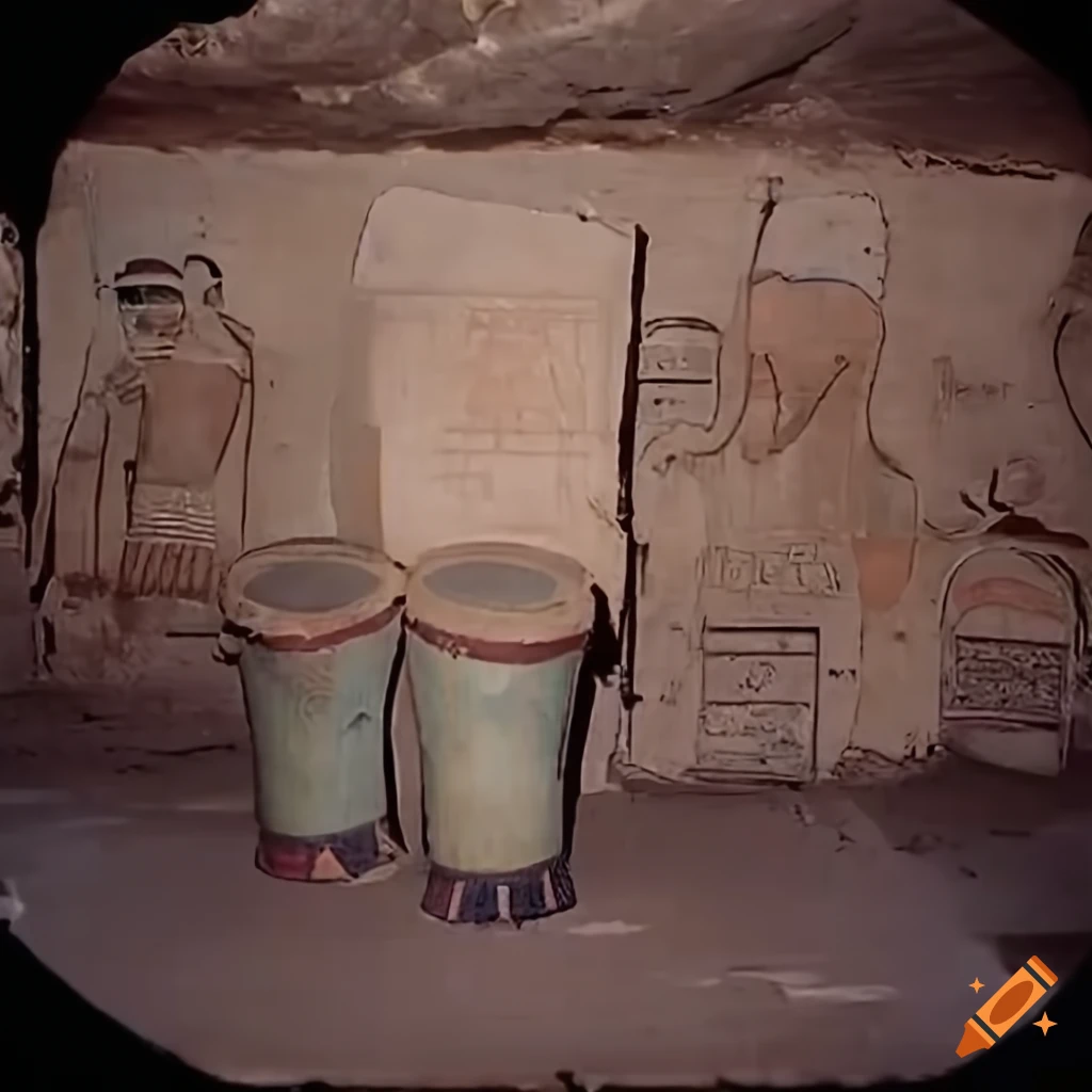 1970s documentary exploration of an abandoned ancient egyptian tomb ...