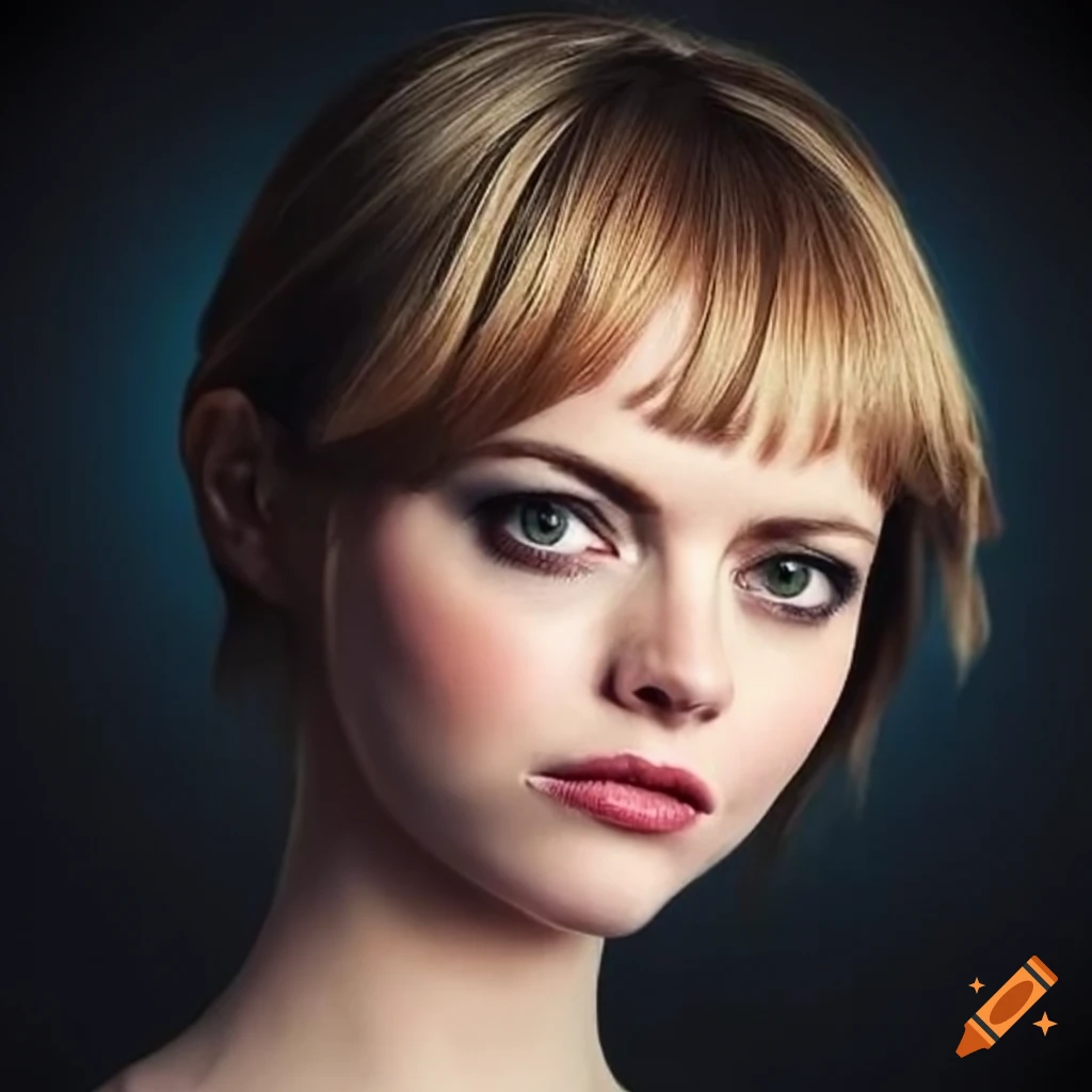 Composite face of famous actresses and personalities on Craiyon