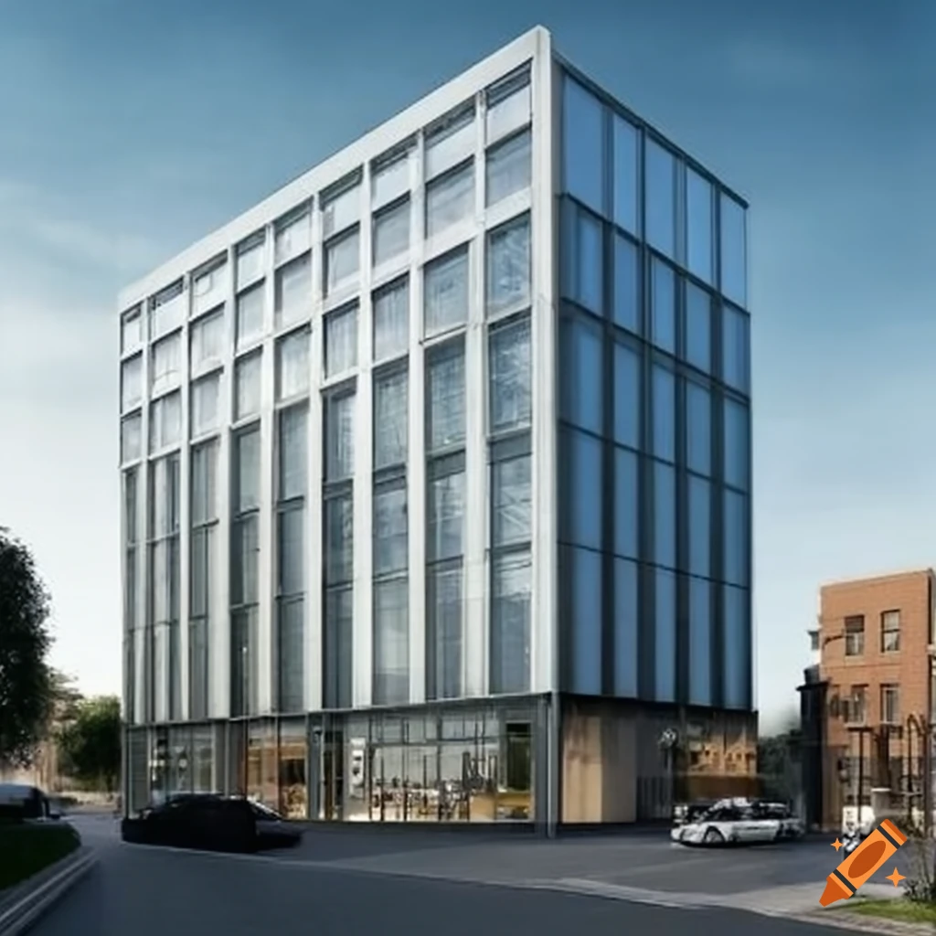 Office building on Craiyon