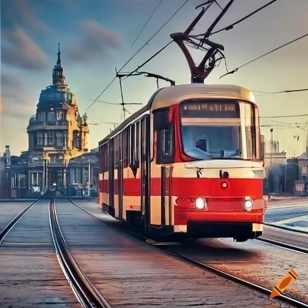 Tramvaj tatra t3 in london on Craiyon