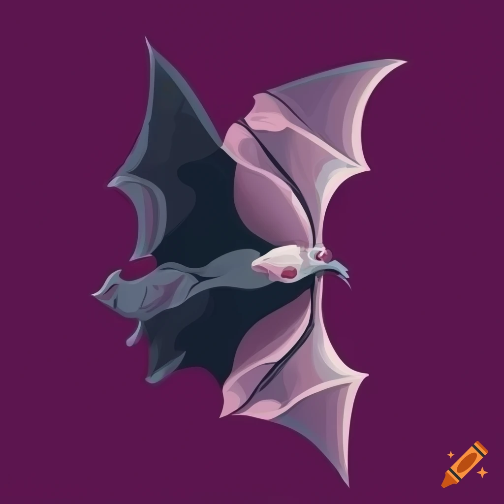 Detailed bat in digital painting style on Craiyon