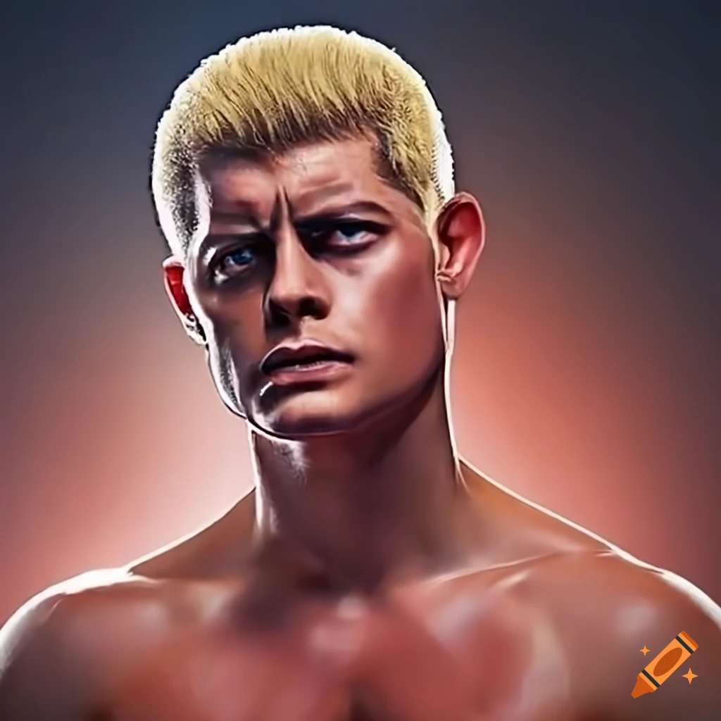 Cody rhodes on Craiyon