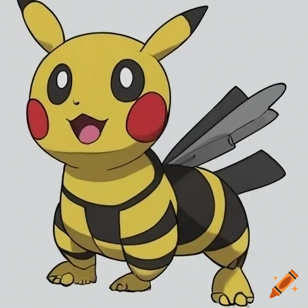Giant bee pokemon on Craiyon