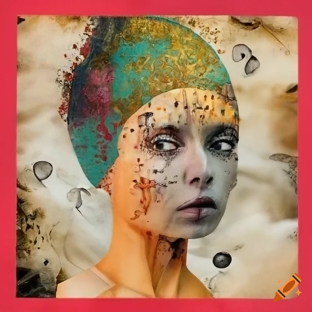 Intriguing mixed media art piece inspired by max ernst and surreal ...