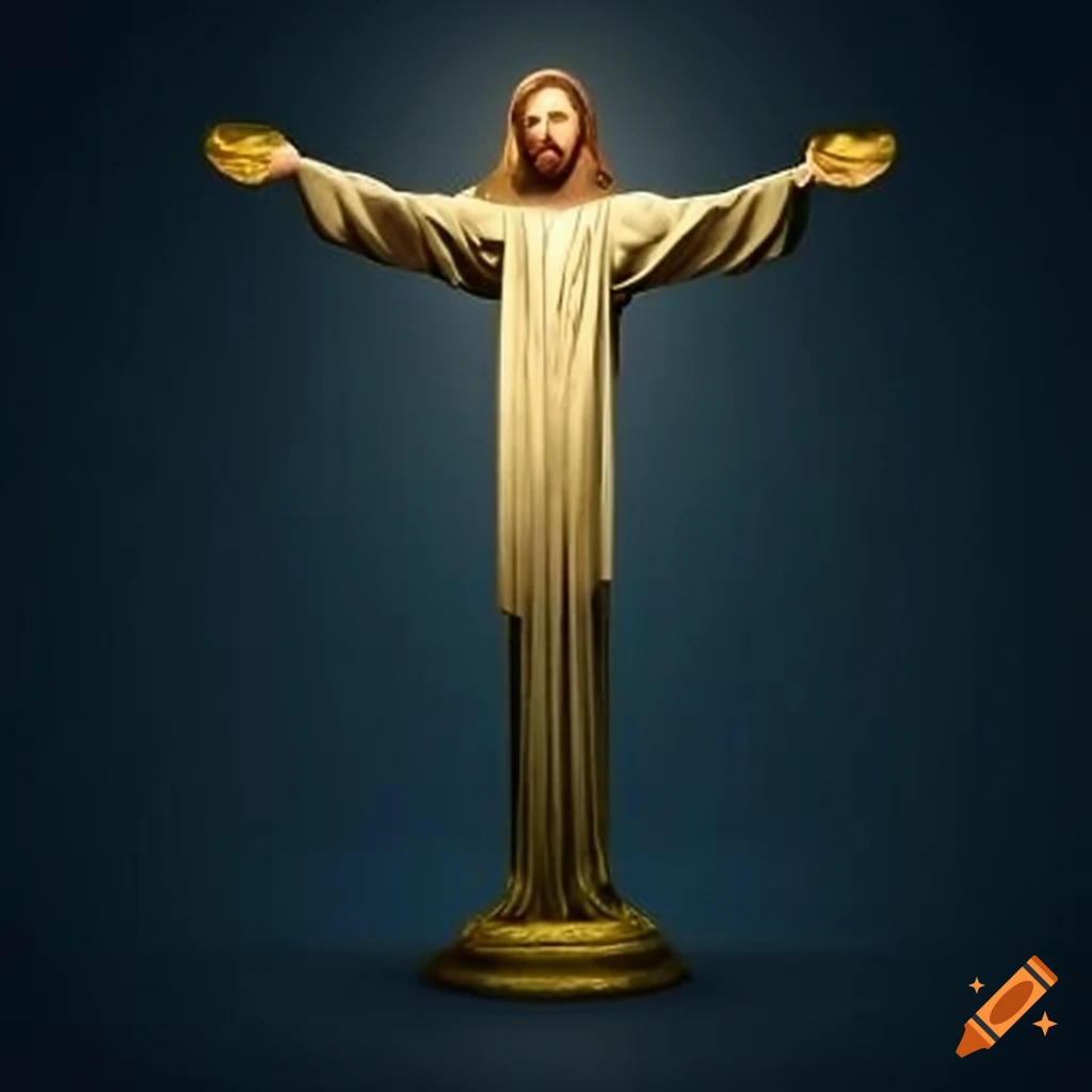 Representation of jesus in the form of a scale on Craiyon