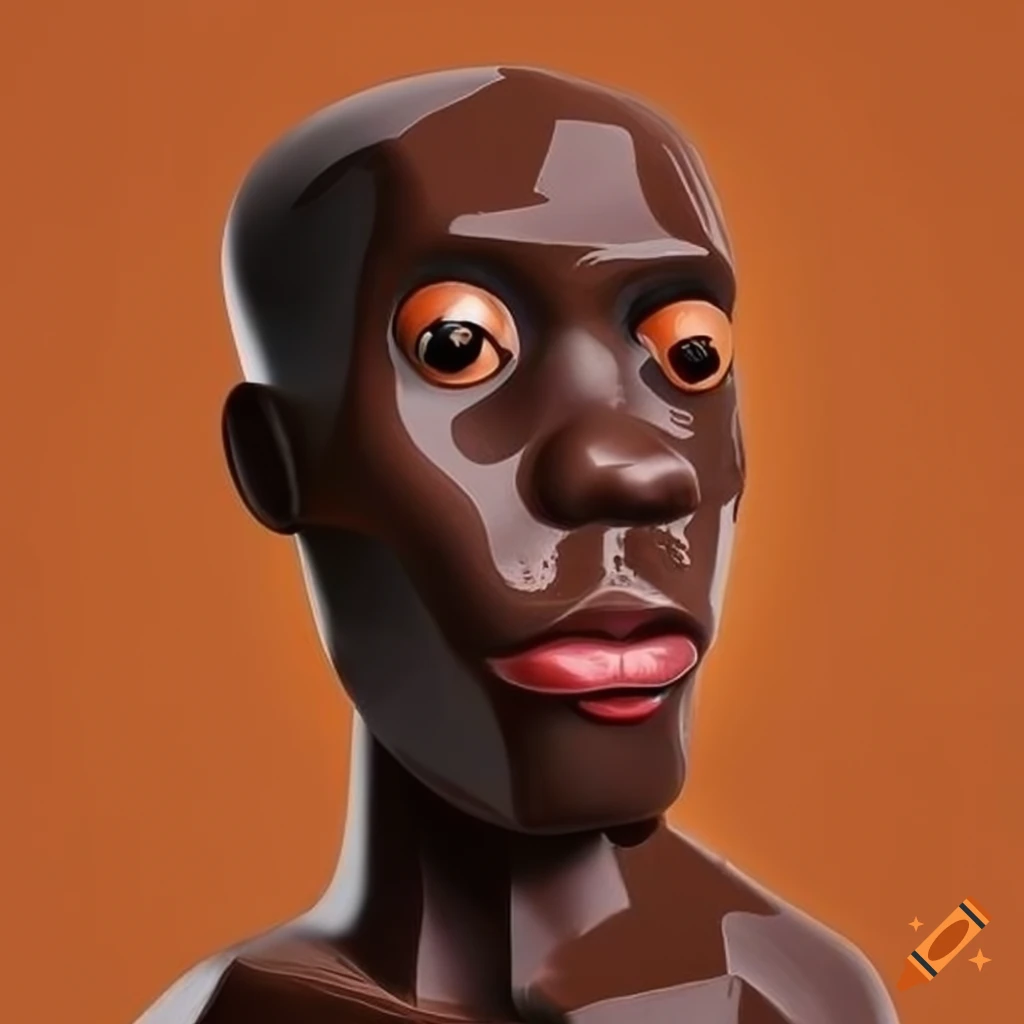 Abstract cubist art featuring brown sugar monsters on Craiyon