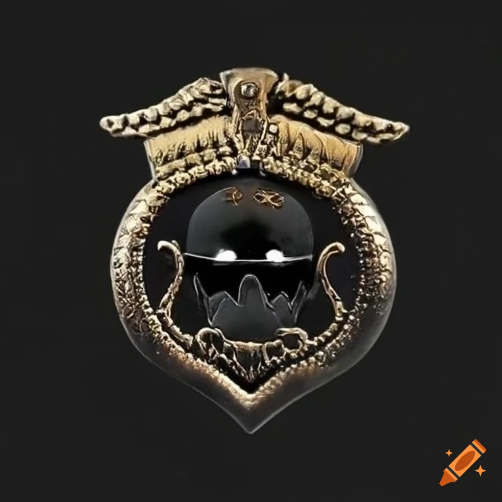 Black military team emblem with emphasis on stealth tactics on Craiyon