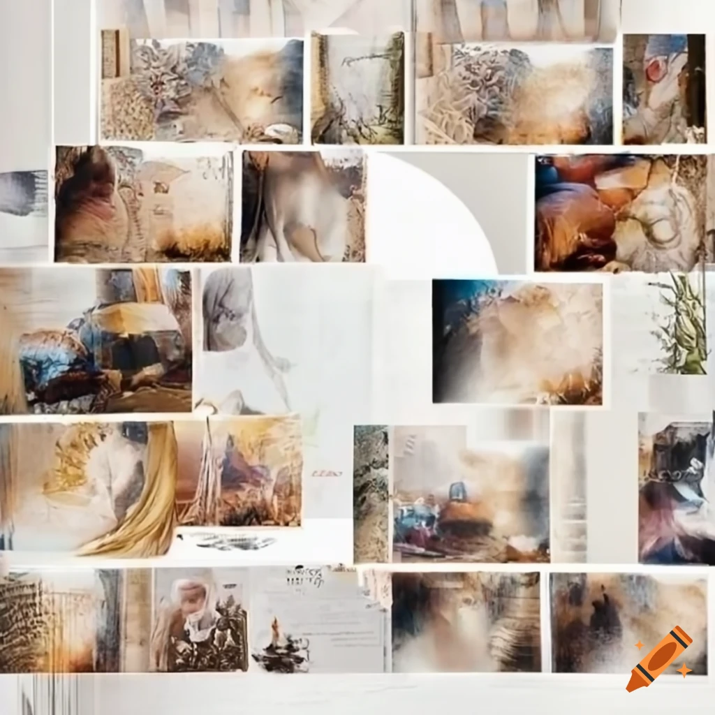 Sublime luxury collage on Craiyon