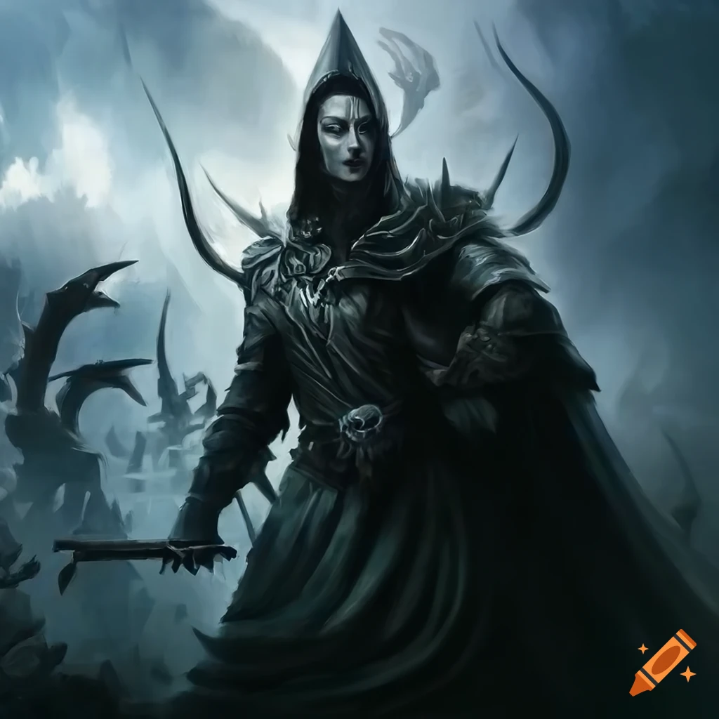 Dark fantasy art piece by greg rutkowski on Craiyon