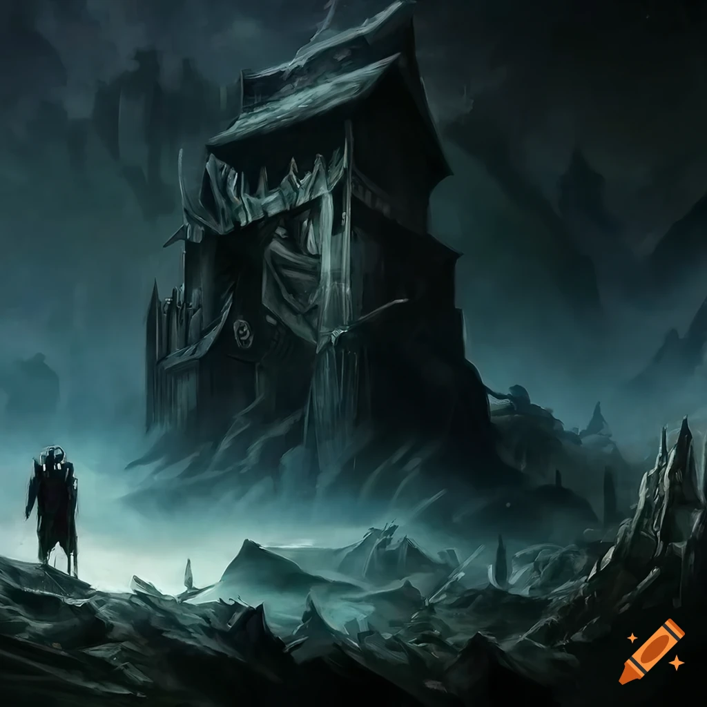 Dark fantasy art piece by greg rutkowski on Craiyon