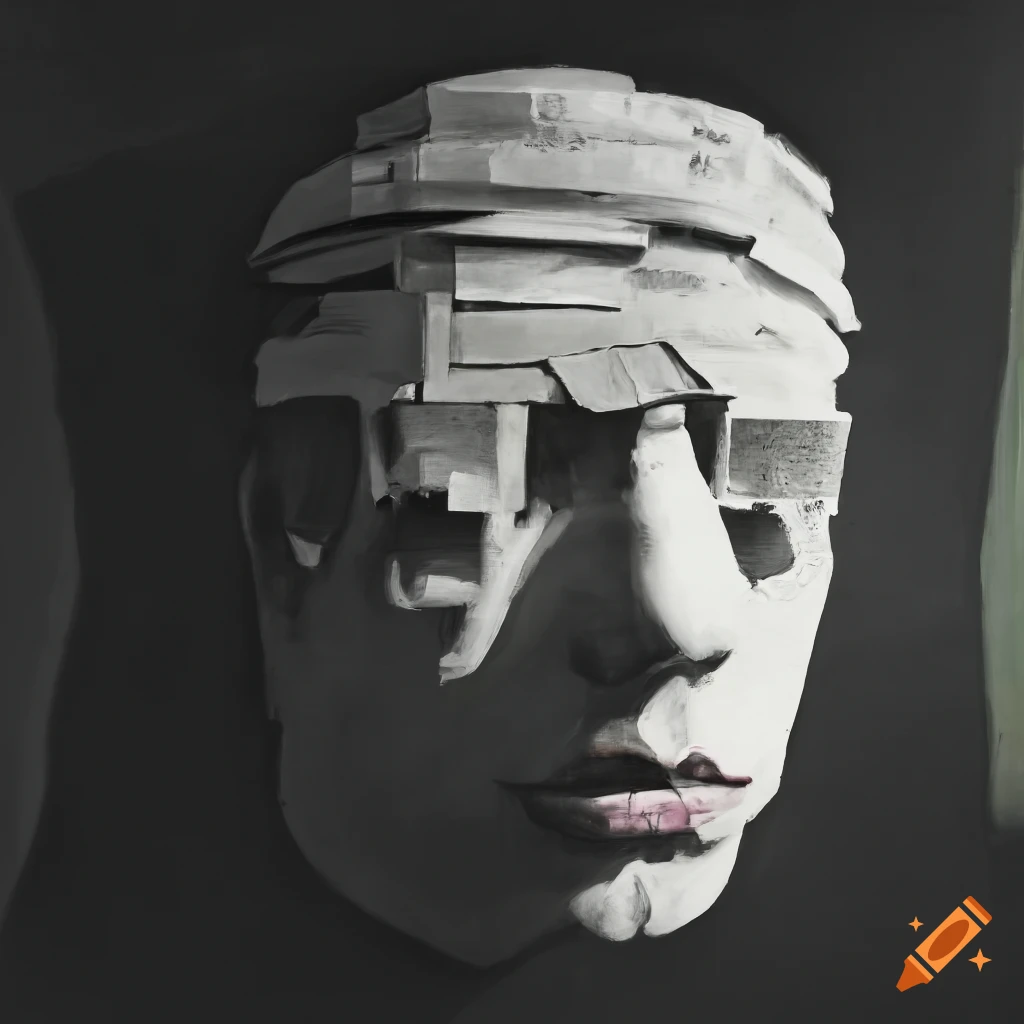 Self portrait on a street of an unknown city with unique expressions on ...