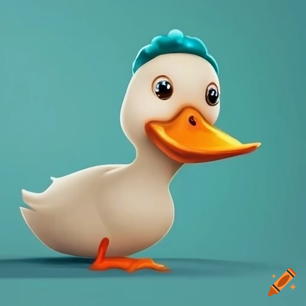 Cartoon ducks for kids on Craiyon