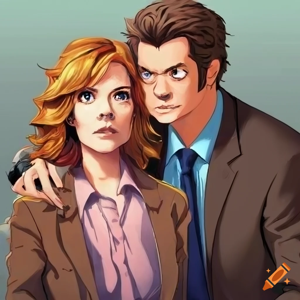 Illustration of Chief Karen Vick and Detective Carlton Lassiter from ...