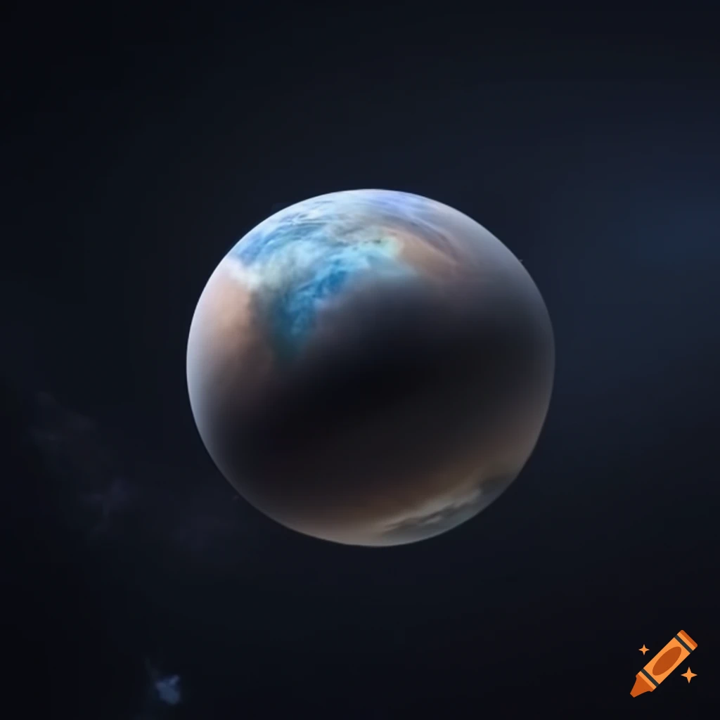 Planet in outer space on Craiyon