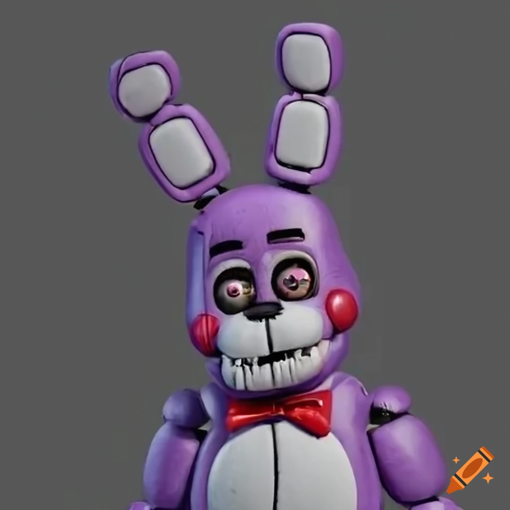 Toy bonnie character on Craiyon