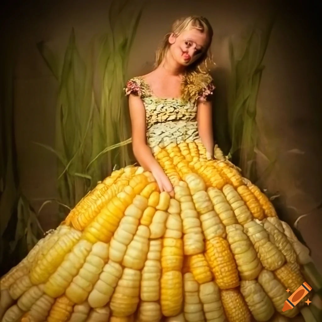 Corn cob dress on Craiyon