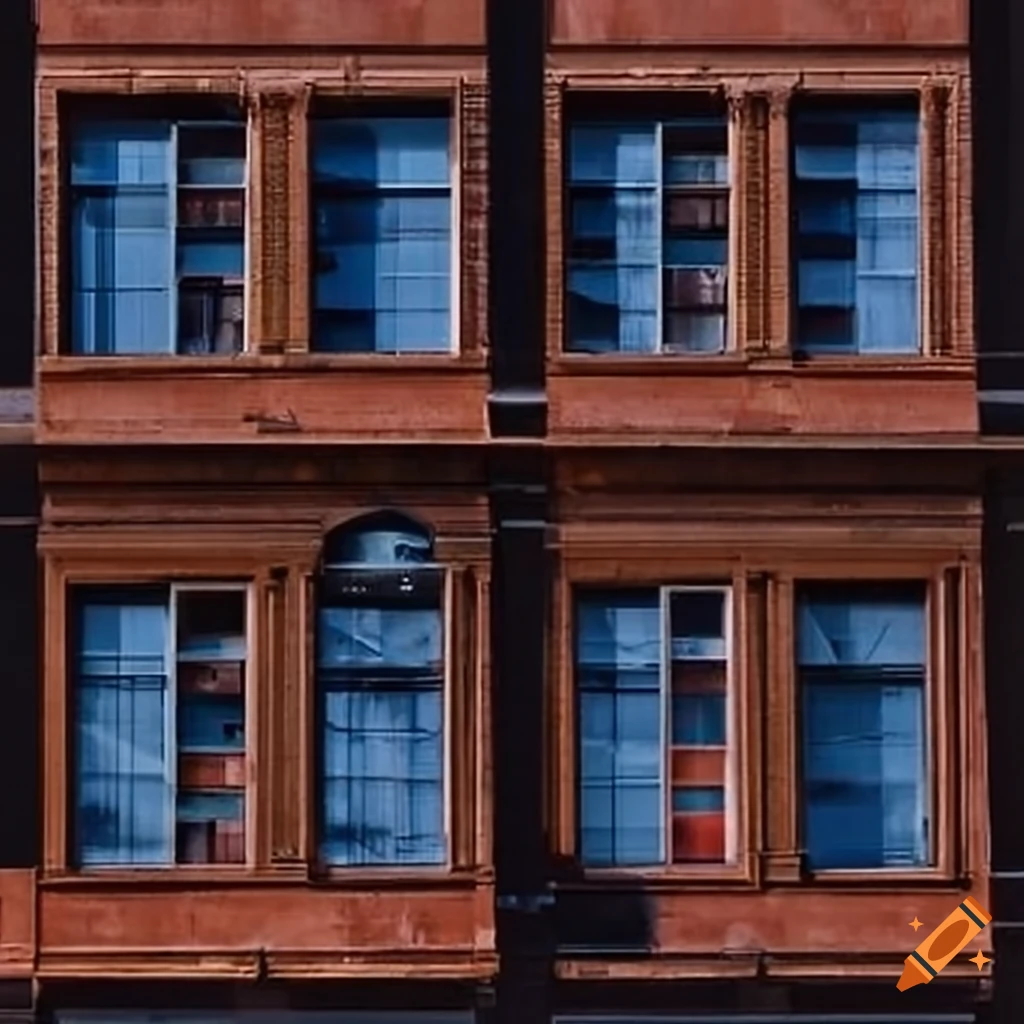 Texture atlas of building facades in a small South American city in ...