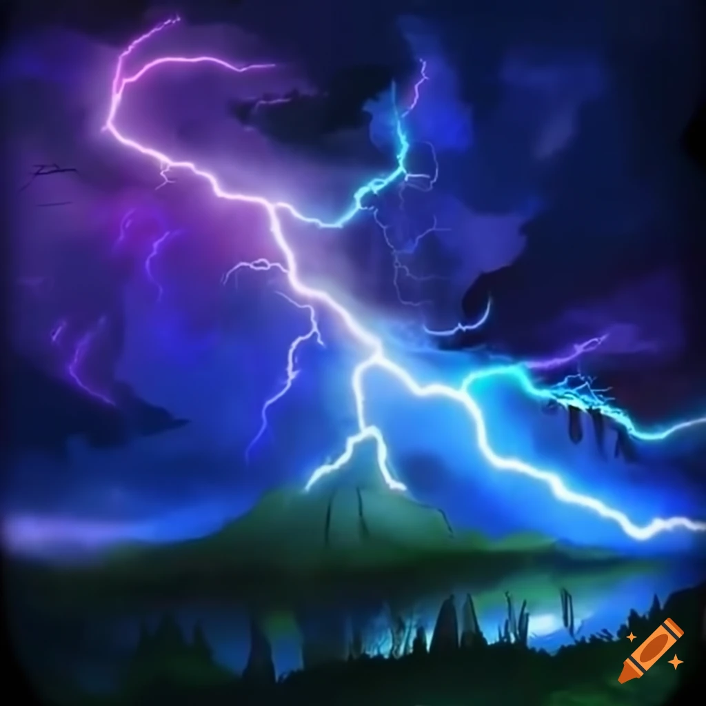 Thunderstorm on Craiyon