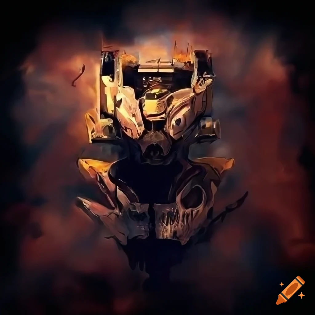 Floating canvas wrap featuring a stunning beautiful mecha design on Craiyon