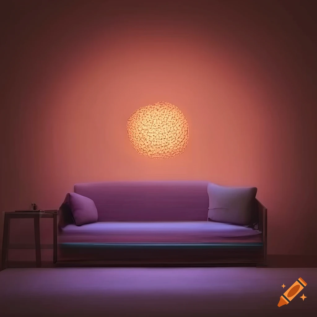 Moroccan-style music studio hall with boucle and textured fabrics in ...