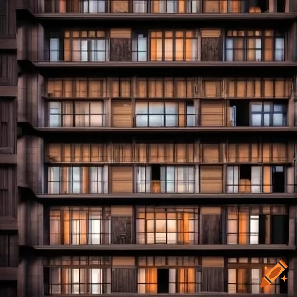 Collage of building facades in a south american city on Craiyon