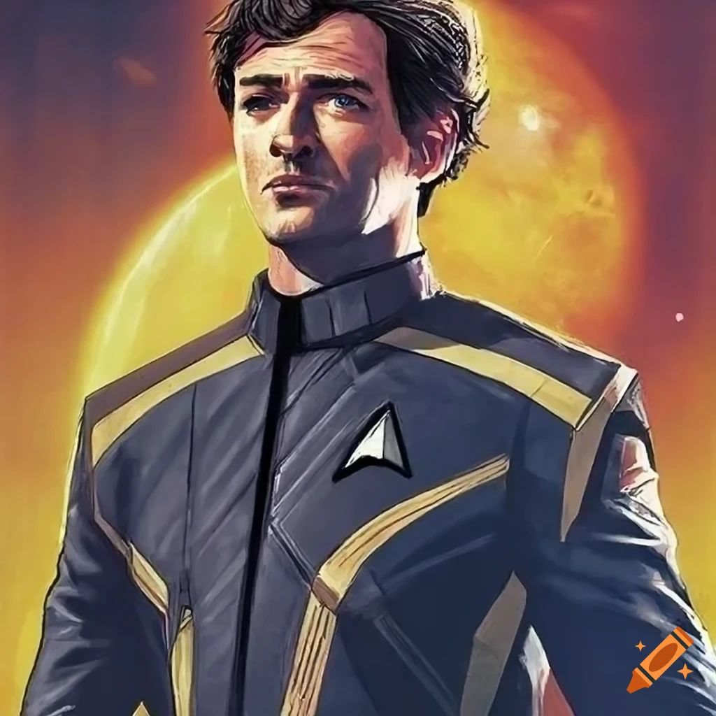 Adrian Brody as the new heroic captain of the starship Enterprise in ...