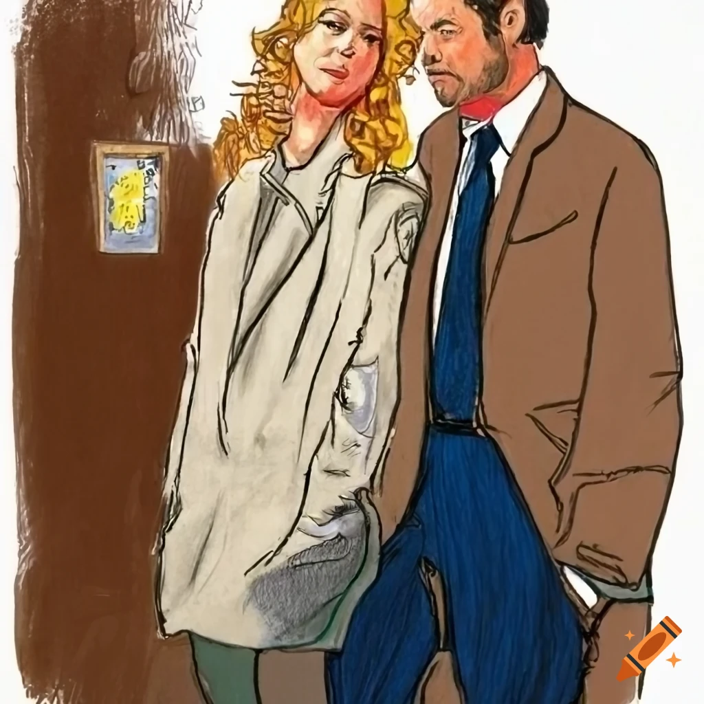 Illustration of chief karen vick and detective carlton lassiter from ...