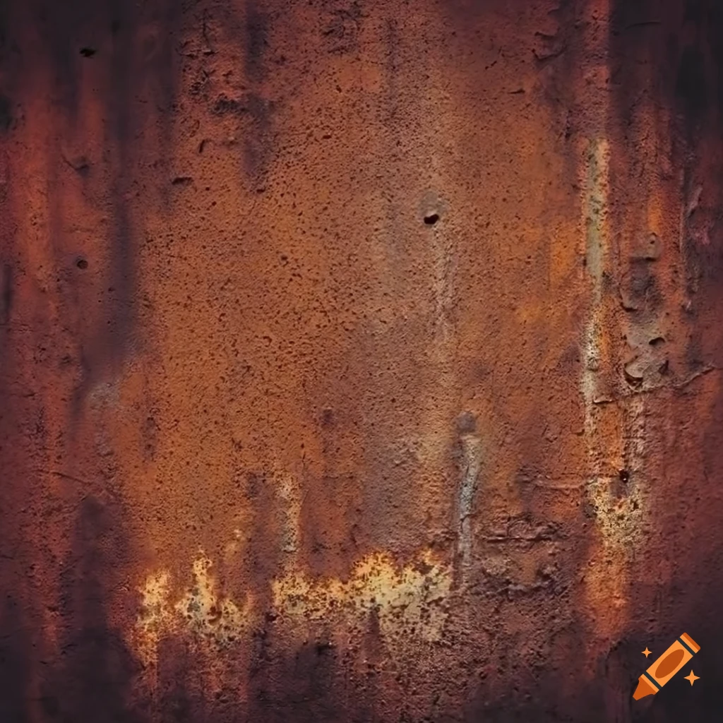 Texture of an old rusted wall on Craiyon