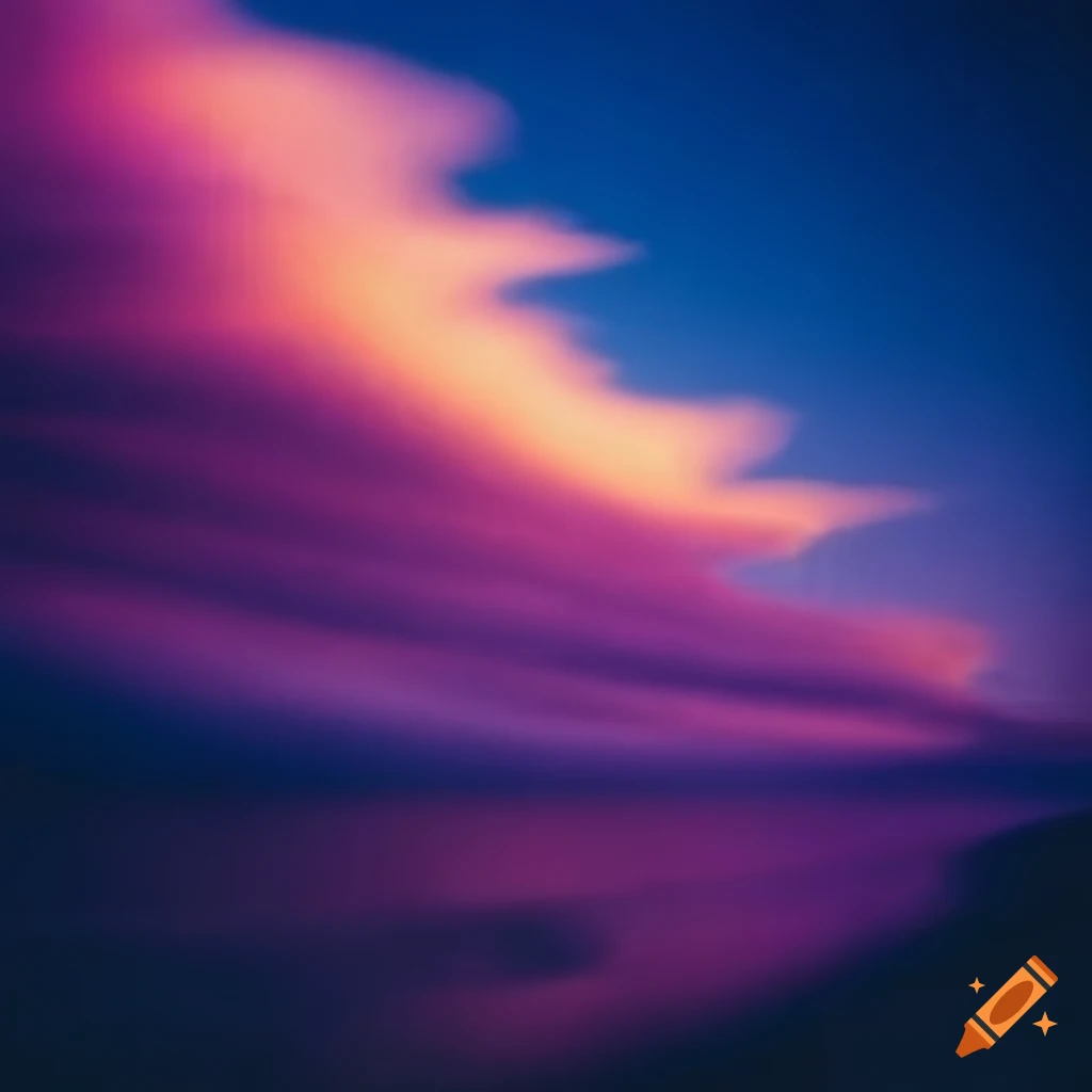 Retro 80s sky photo on Craiyon