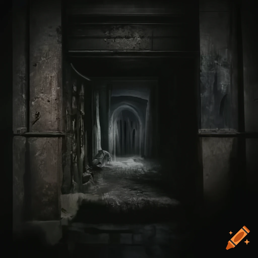 Analog horror scenery on Craiyon