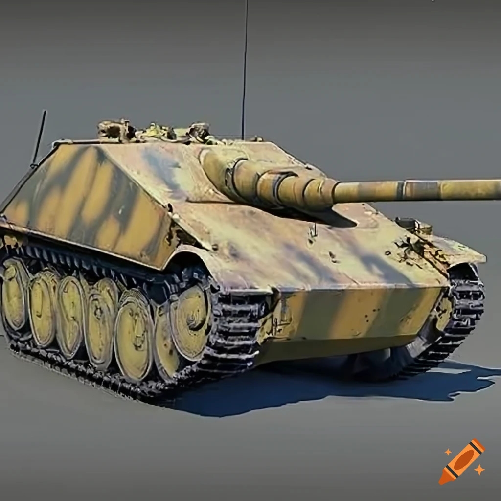 Hetzer tank in war thunder on Craiyon