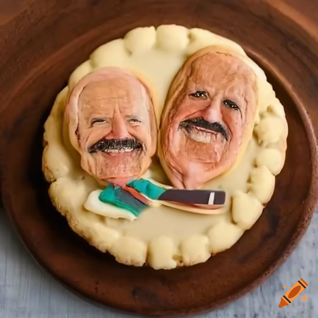 Joe biden baking cookies on Craiyon