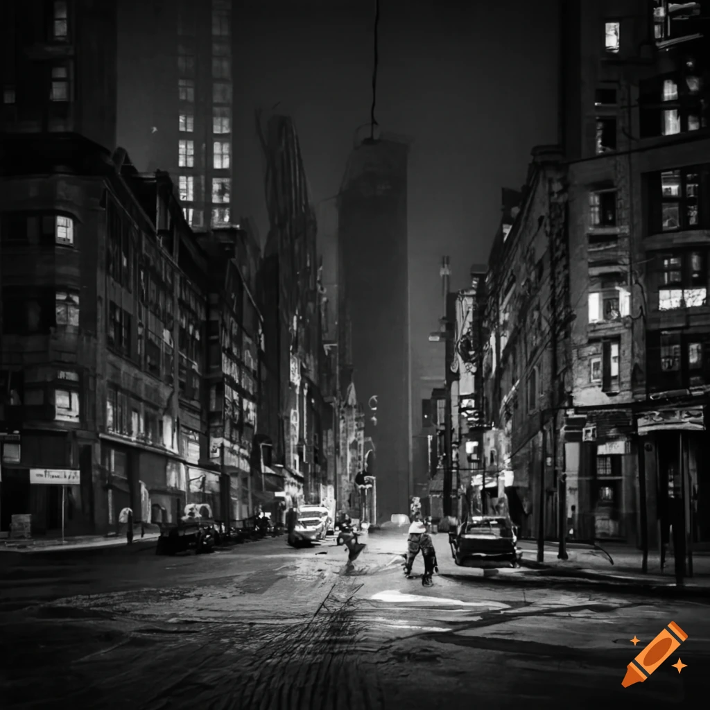 People in distress in an urban environment on Craiyon