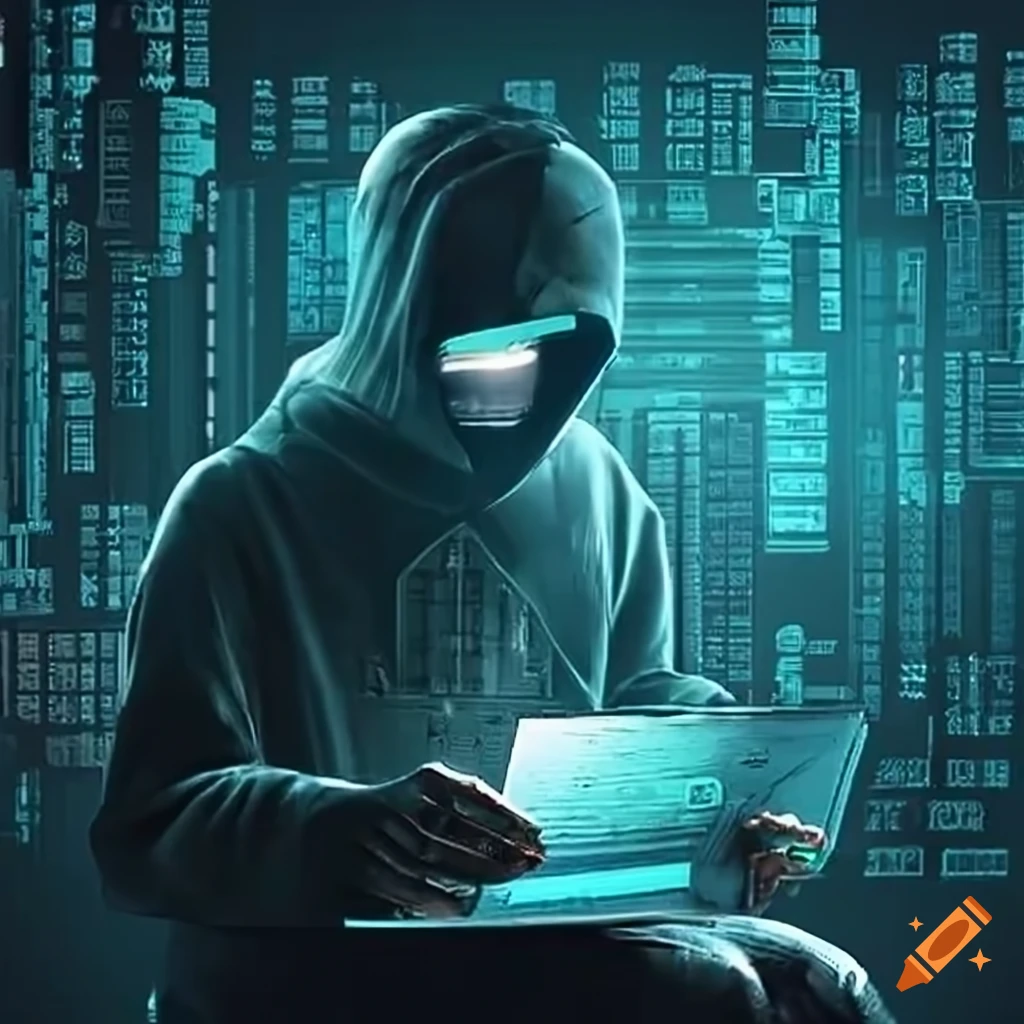 Cyber attack concept on Craiyon