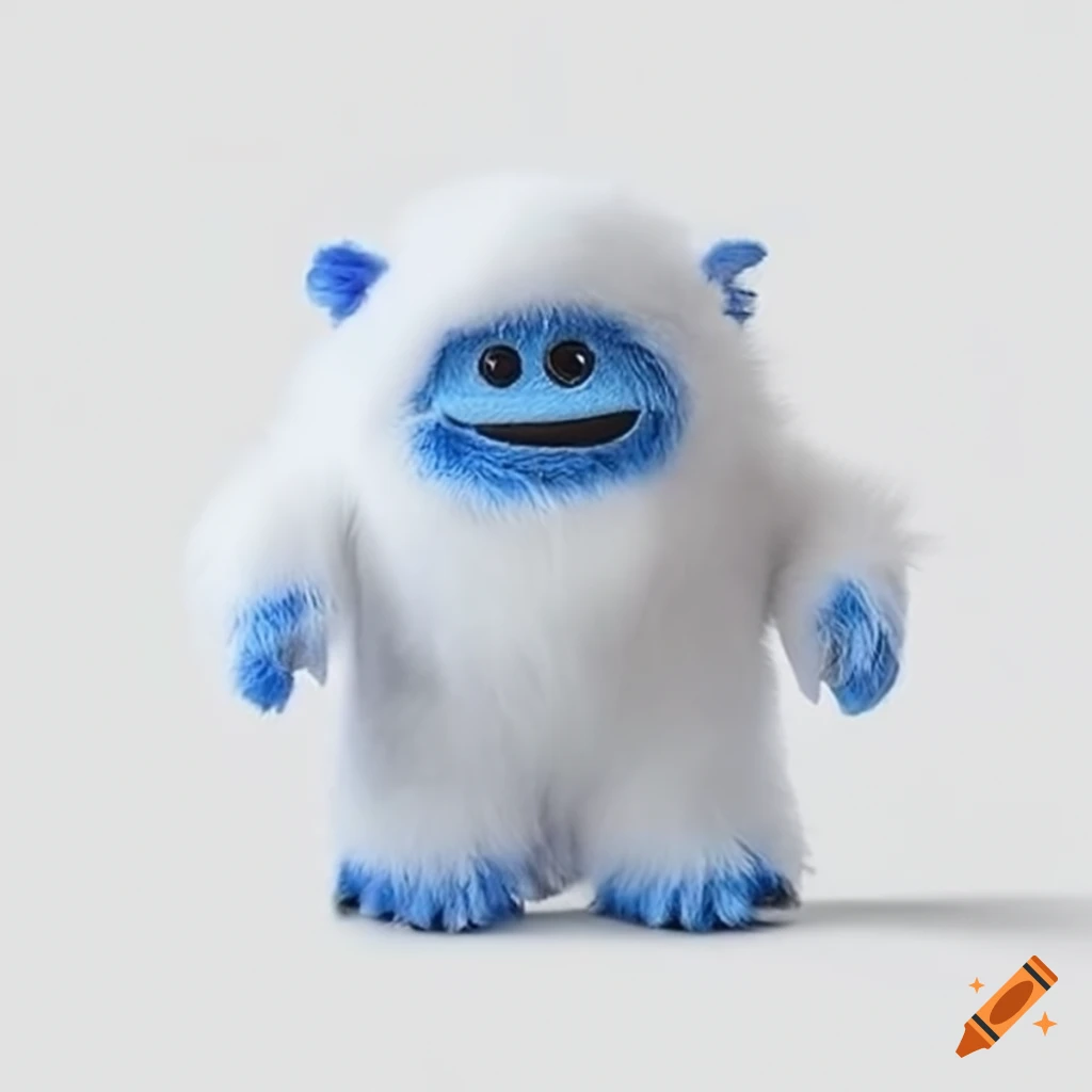 Cuddly toy yeti fur, perfect for merchandise on Craiyon