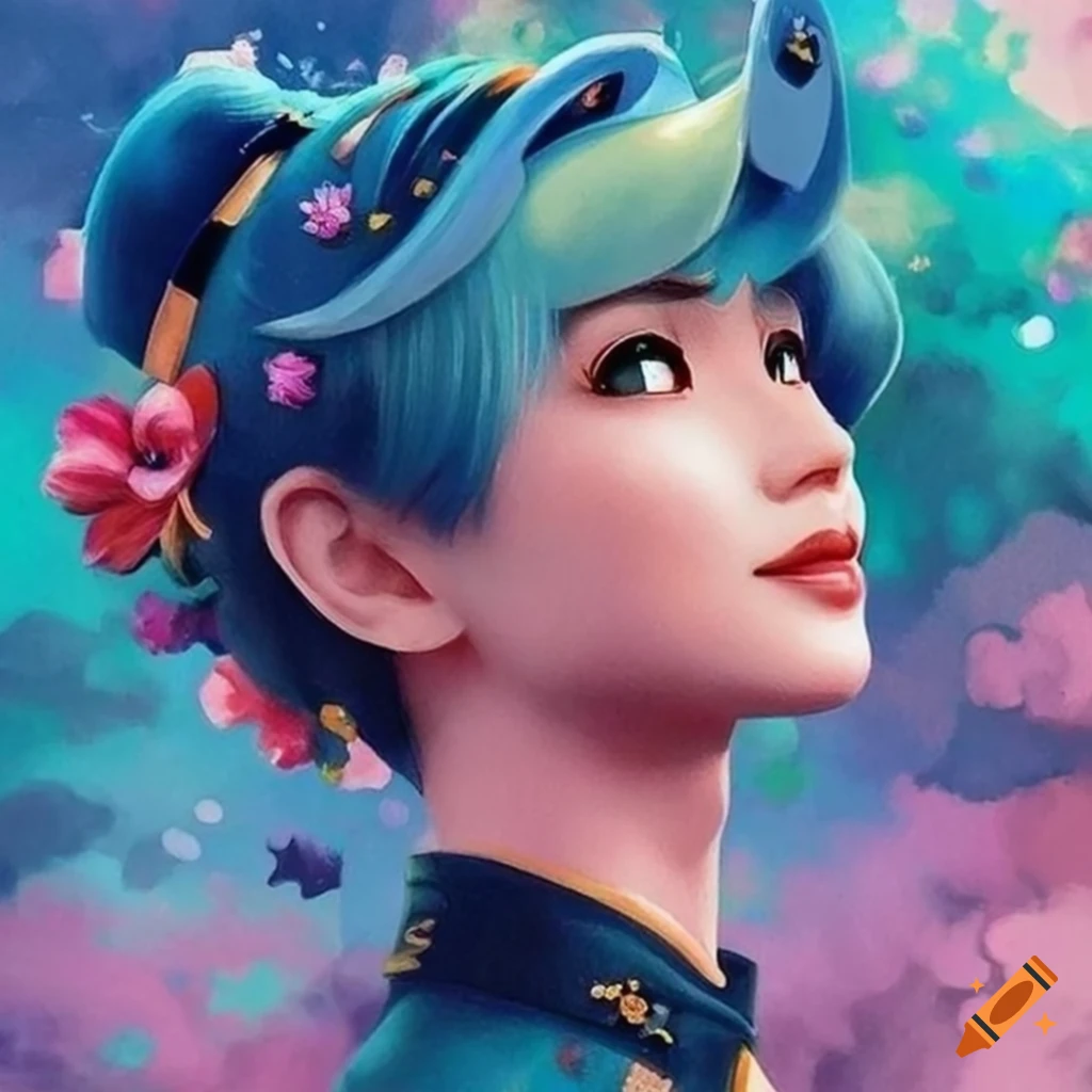 Captivating disney aesthetic characters in watercolor and pastel tones ...