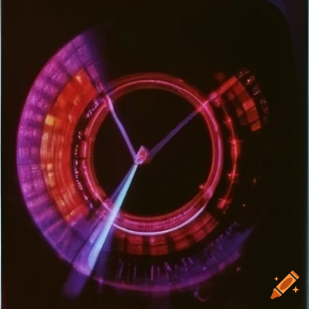 Vintage 1970s computer image corporation graphics for laser disco ...