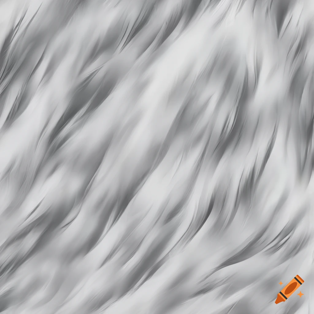 White and grey fur seamless pattern texture in 8k resolution on Craiyon