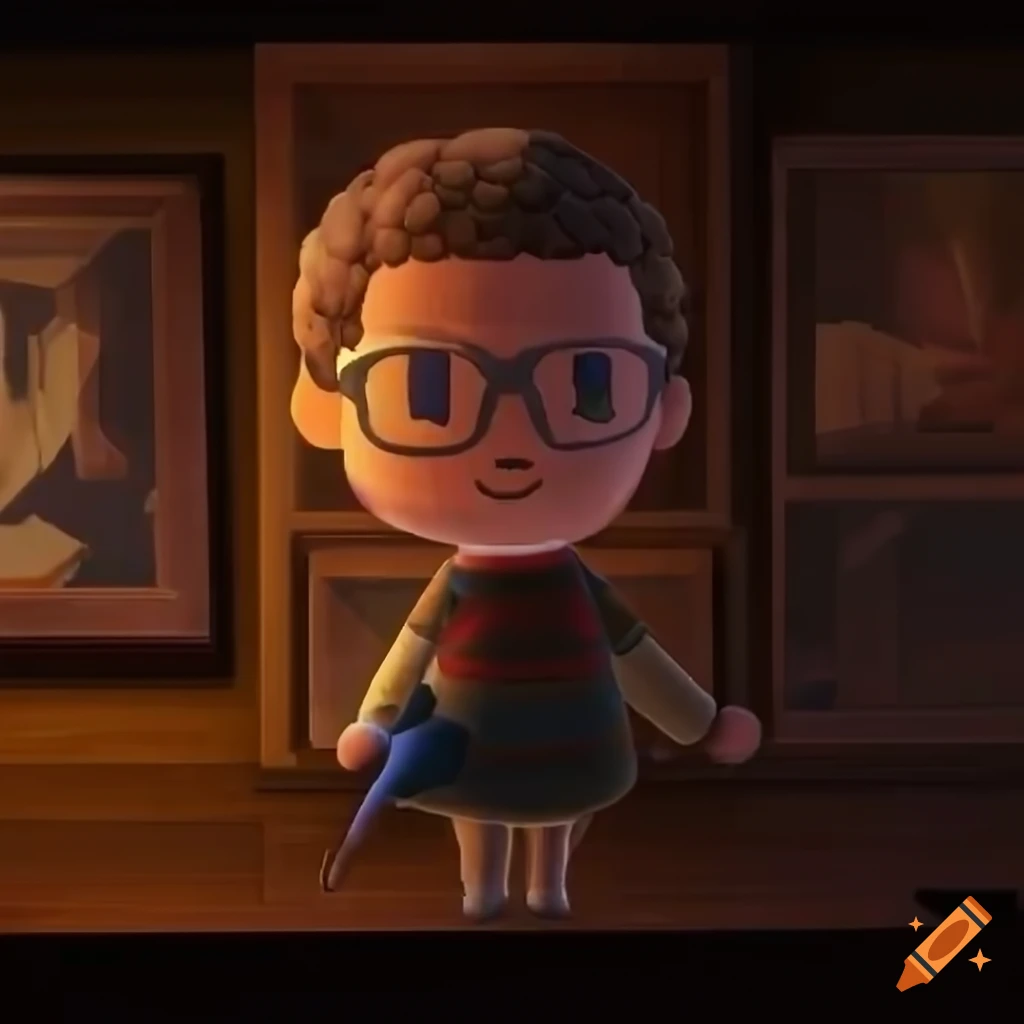 Mark zuckerberg in animal crossing on Craiyon