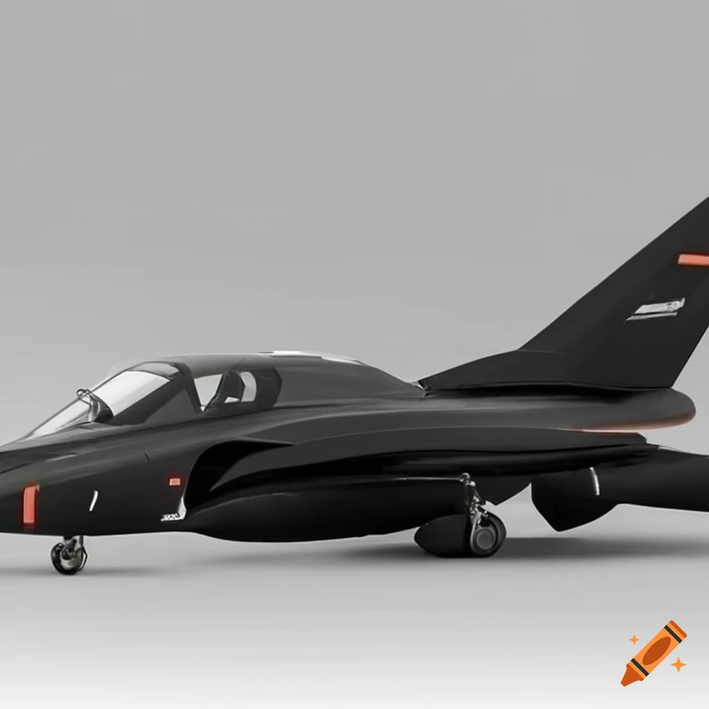 Koenigsegg private fighter jet on Craiyon