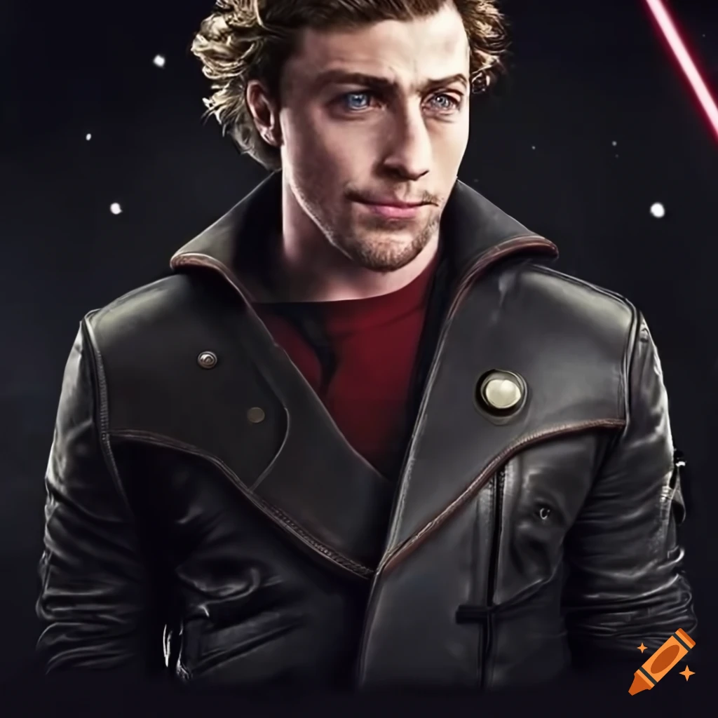Aaron Taylor-Johnson as young Captain Picard in vibrant action scene on ...