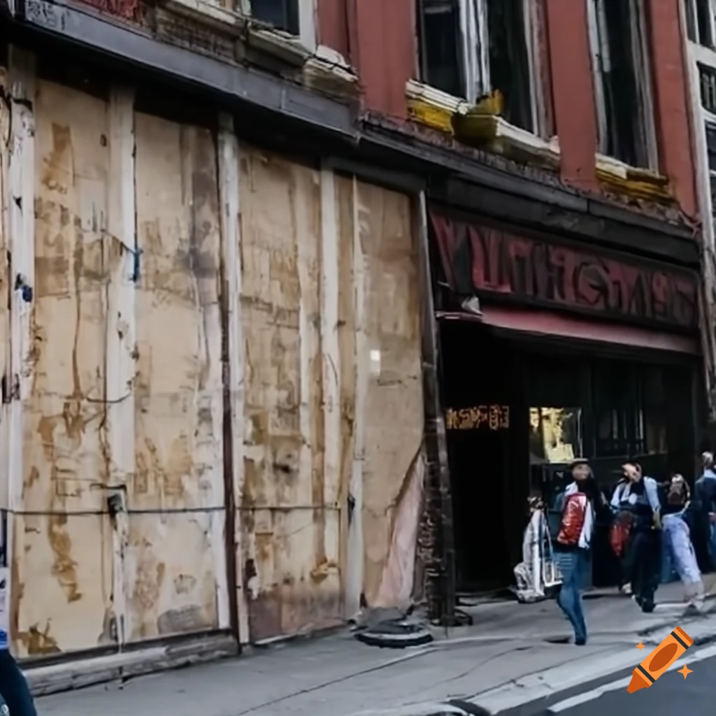 New york city boarded up on Craiyon
