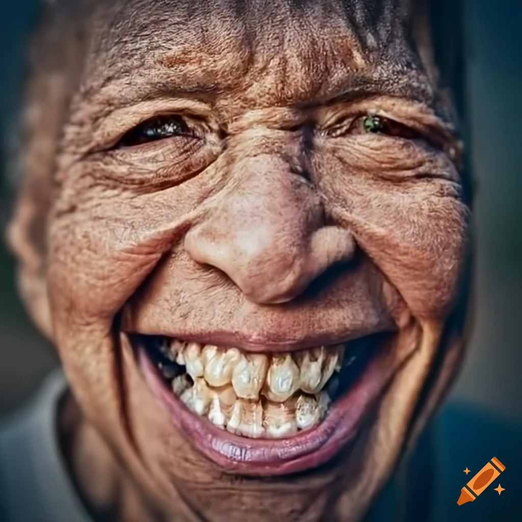 Smiling person on Craiyon